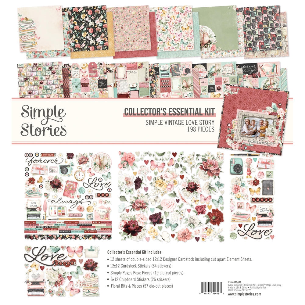 Simple Stories Simple Vintage Love Story Collector’s Essential Kit ...