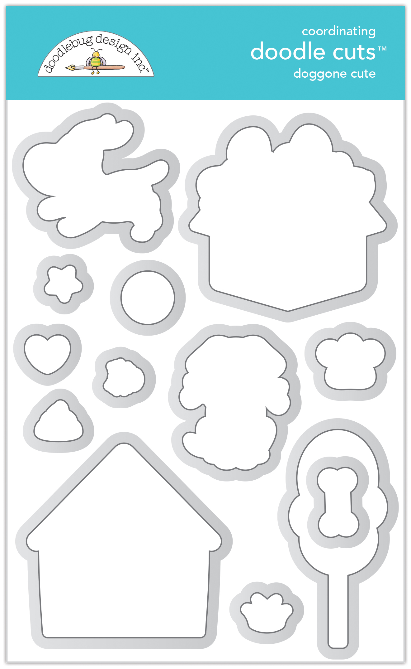 Doodlebug Doggone Cute Doodle Cut - Scrapbook Super Station