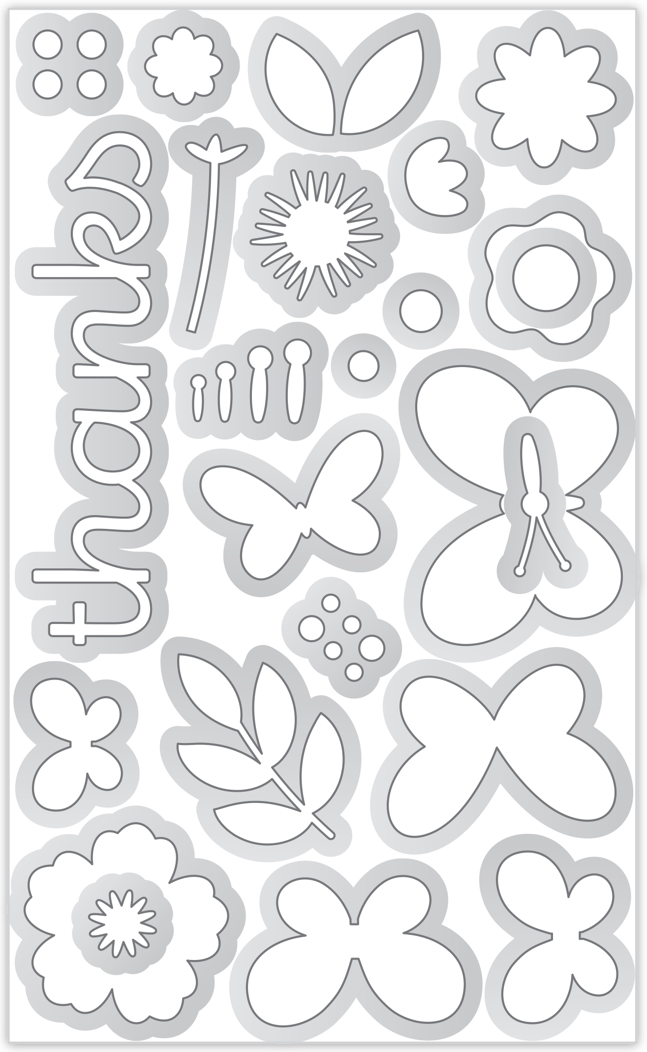 Doodlebug Butterfly Wishes Doodle Cut - Scrapbook Super Station