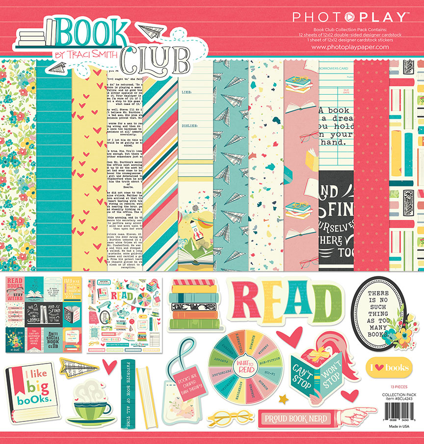 Photo Play Book Club Collection Pack - Scrapbook Super Station