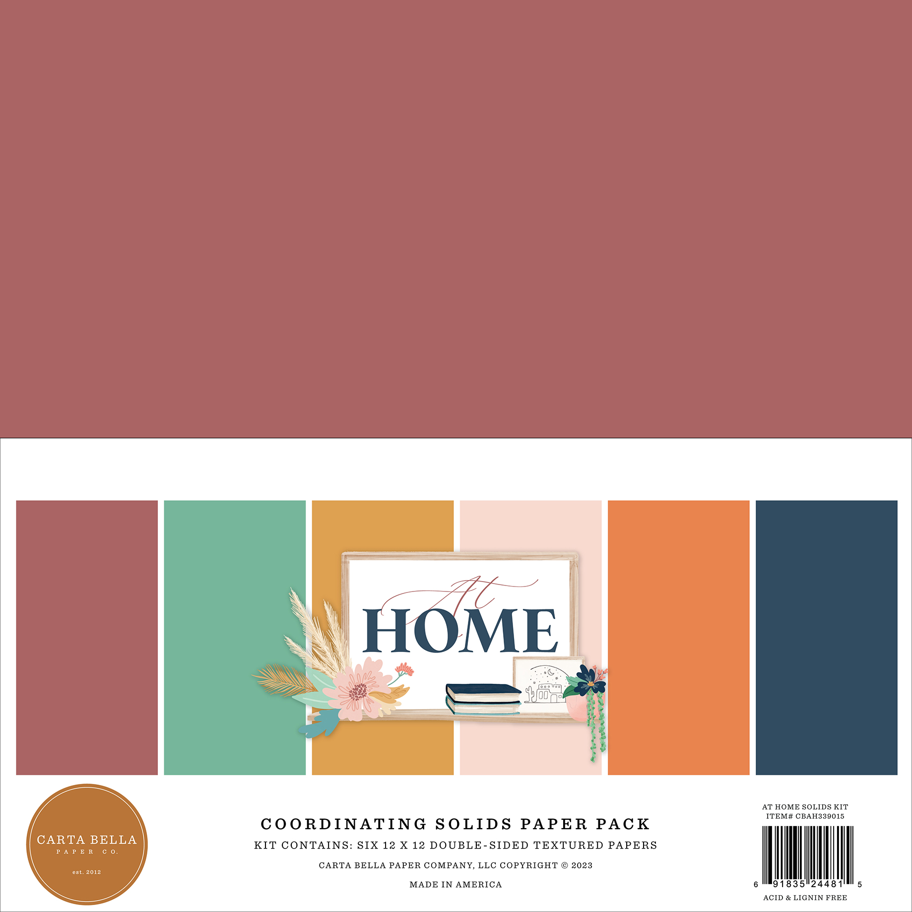 Carta Bella At Home Solids Kit - Scrapbook Super Station