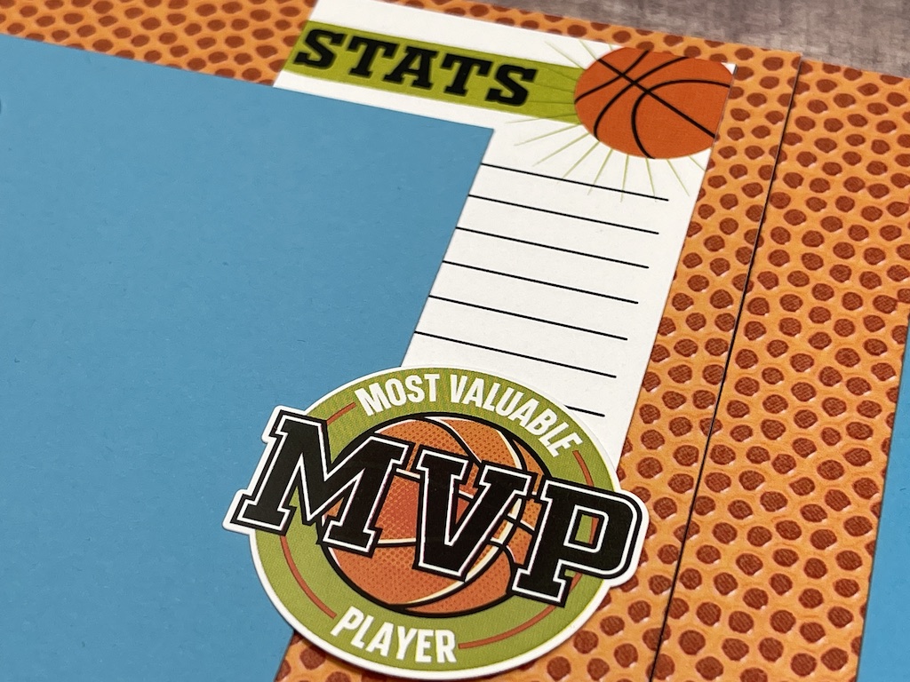 Photo Play MVP Basketball Girl - Scrapbook Super Station