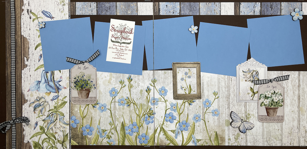 Stamperia Romantic Garden House Triple Layout Kit - Scrapbook Super Station