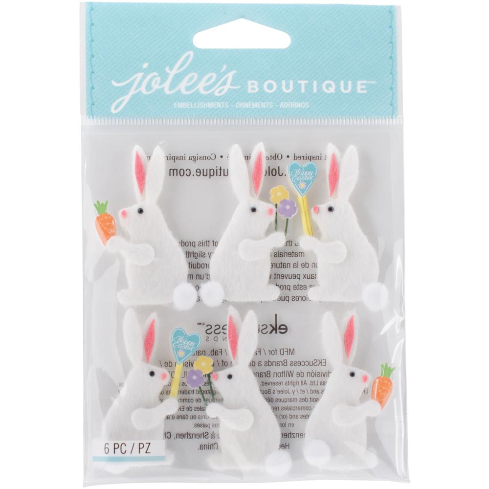 EK SUCCESS JOLEES STICKER EASTER BUNNIES - Scrapbook Super Station