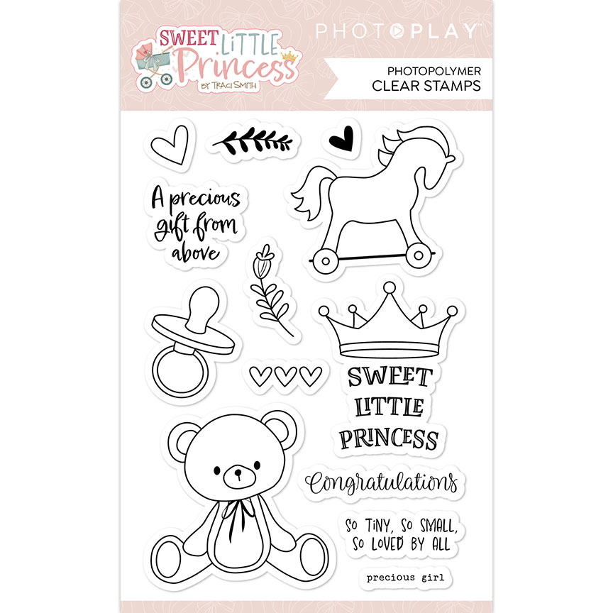 Photo Play Sweet Little Princess Stamps - Scrapbook Super Station