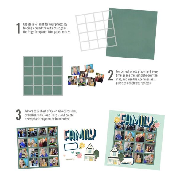 SIMPLE STORIES PAGE TEMPLATE DESIGN 07 - Scrapbook Super Station