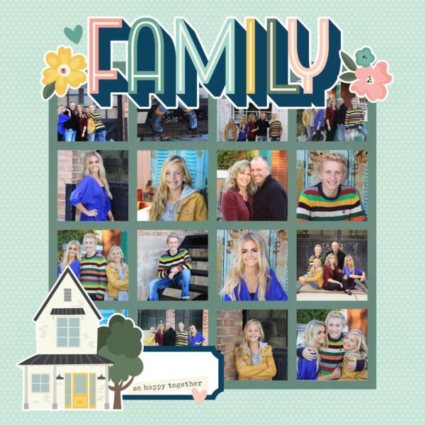 SIMPLE STORIES PAGE TEMPLATE DESIGN 07 - Scrapbook Super Station