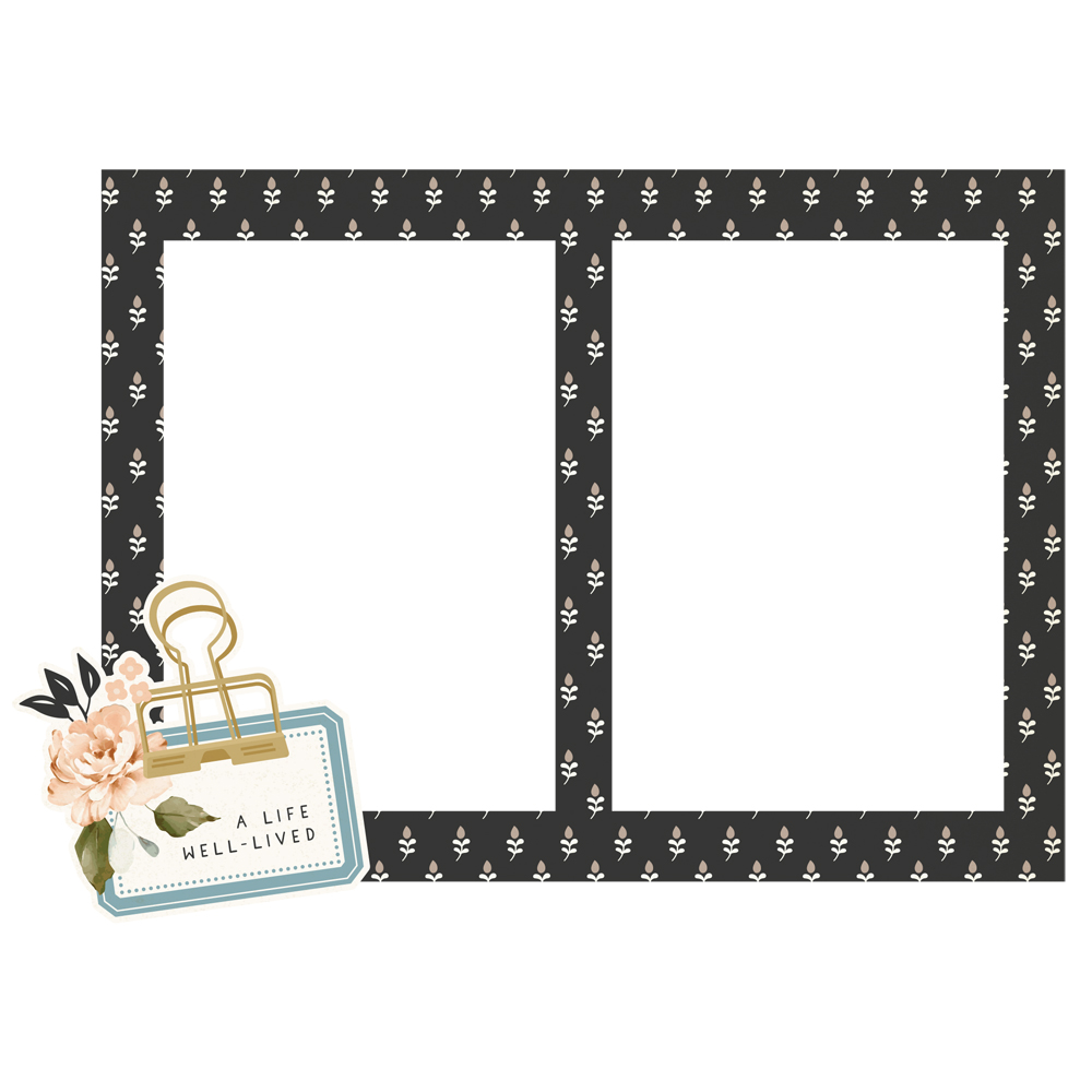 Simple Stories Remember Chipboard Frames - Scrapbook Super Station