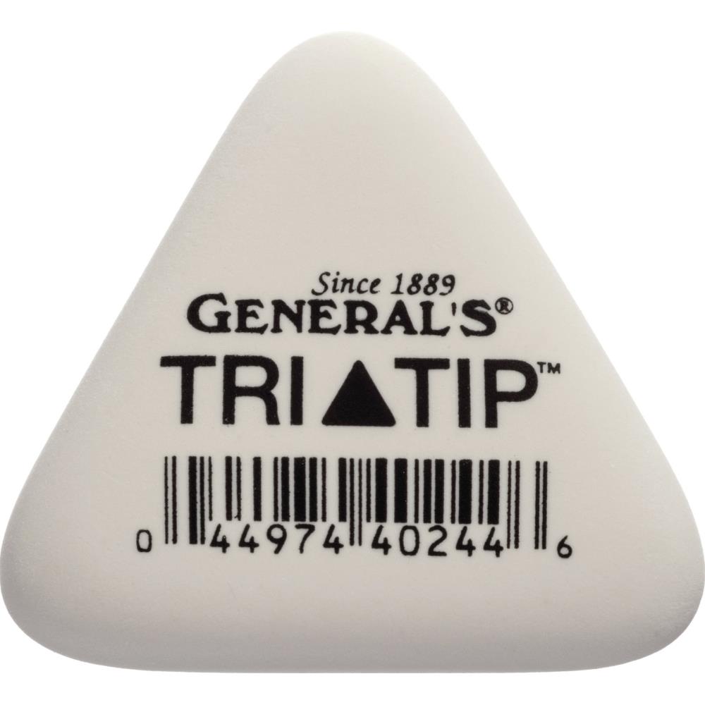 GENERALS TRI TIP ERASER - Scrapbook Super Station
