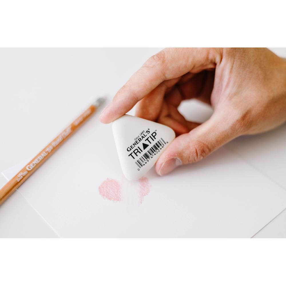 GENERALS TRI TIP ERASER - Scrapbook Super Station