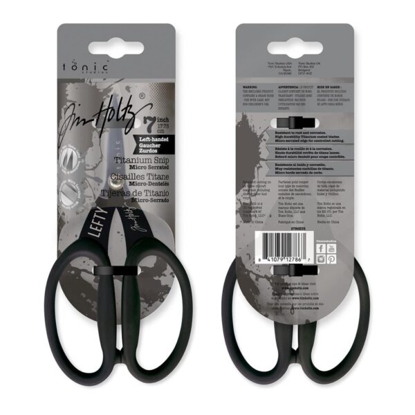 TONIC TIM HOLTZ LEFT HANDED 7″ TITANIUM SCISSOR - Scrapbook Super Station