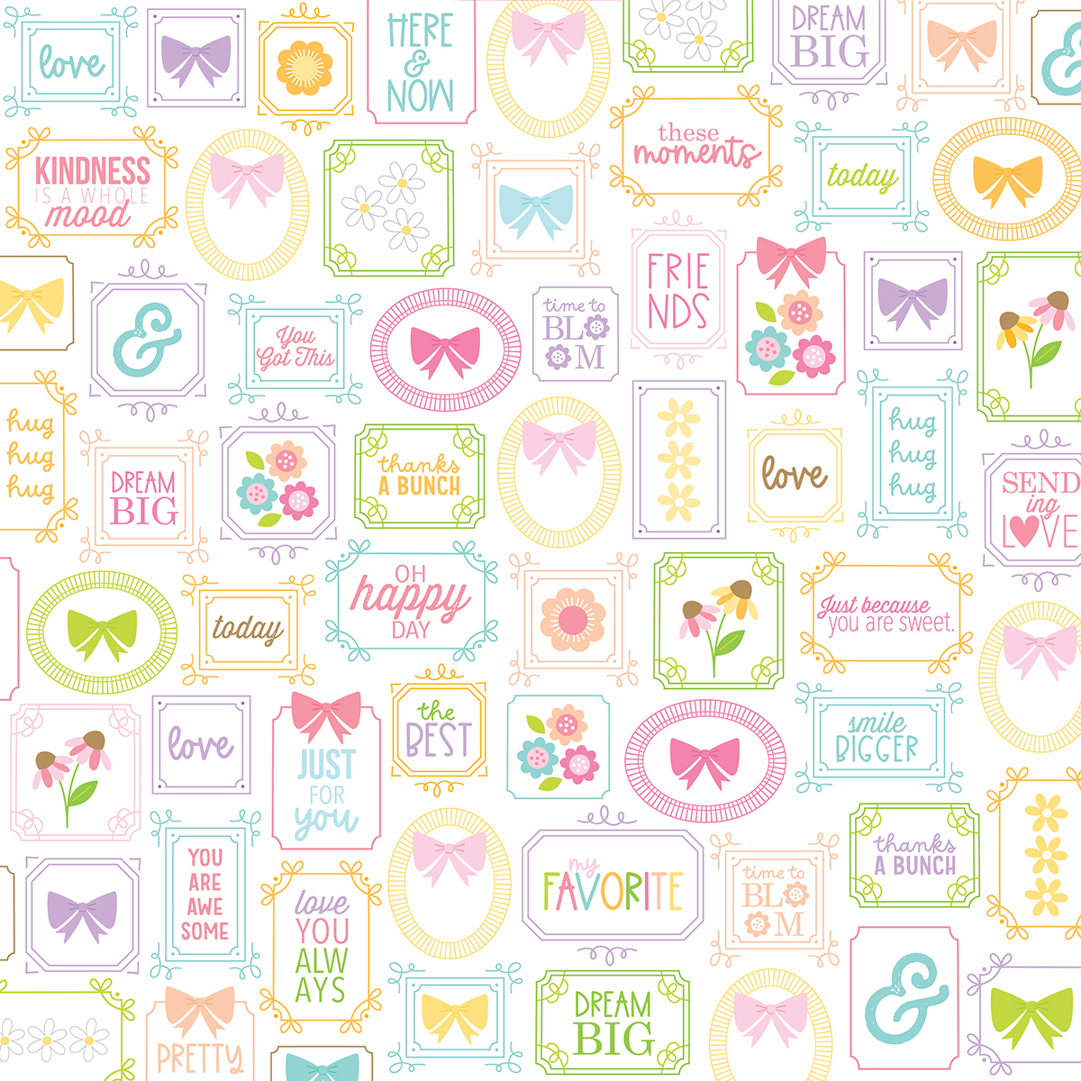 BB Just Becasue 12X12 Frameworthy - Scrapbook Super Station