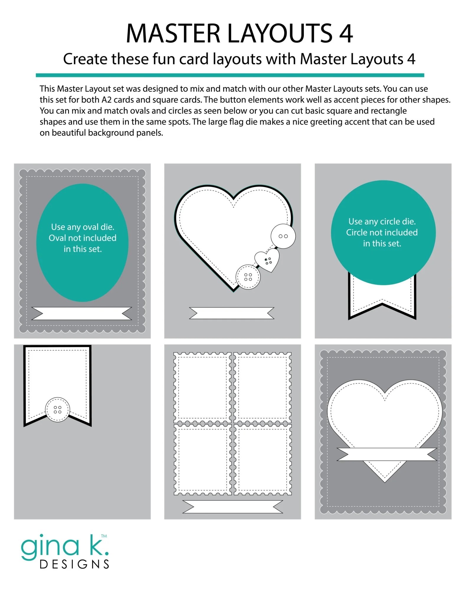 GINA K MASTER LAYOUTS 4 - Scrapbook Super Station