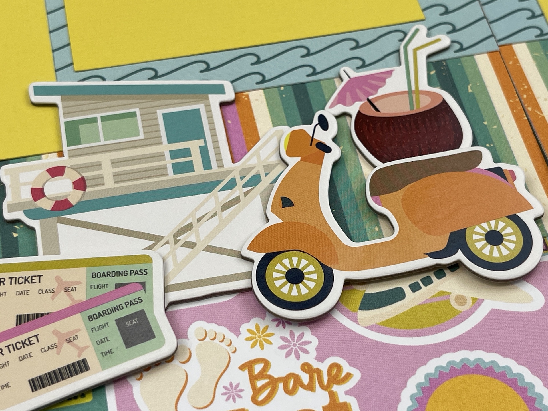 Simple Stories Just Beachy - Scrapbook Super Station