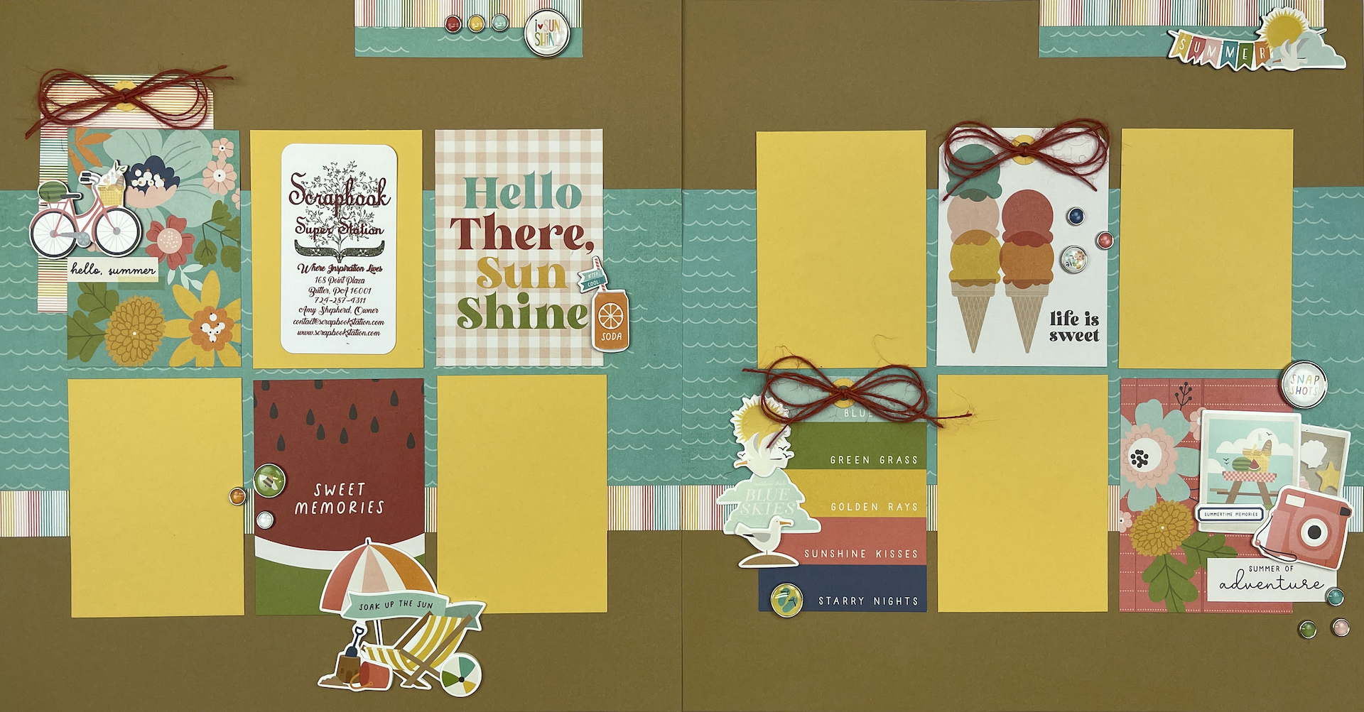 Simple Stories Summer Snapshot* - Scrapbook Super Station