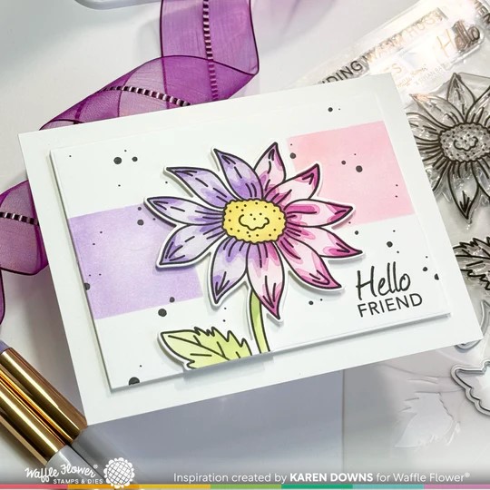 WAFFLE FLOWER DIE SKETCHED ASTER - Scrapbook Super Station