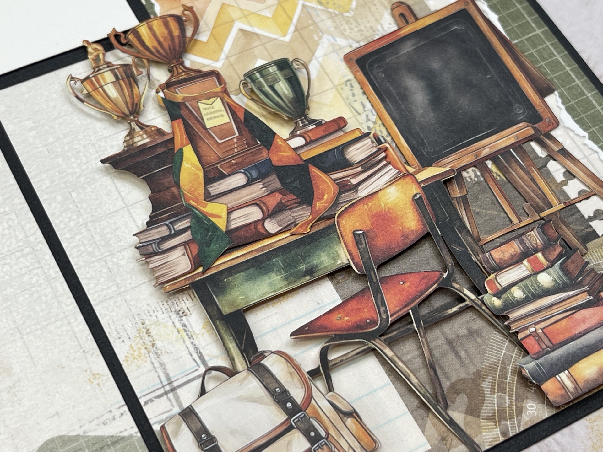 49 & Market Academia Quad Layout - Scrapbook Super Station