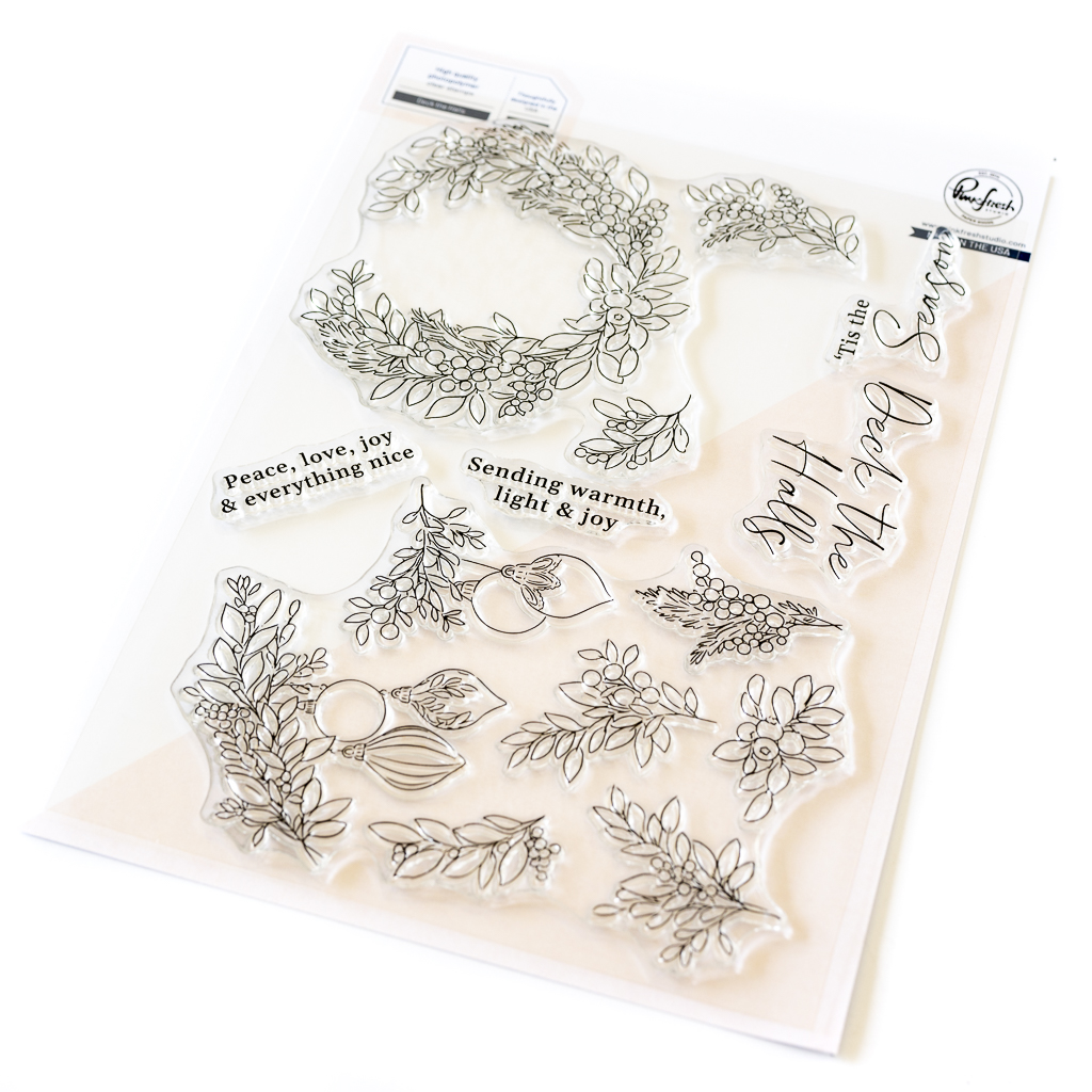 Pinkfresh Stamp Deck the Halls - Scrapbook Super Station