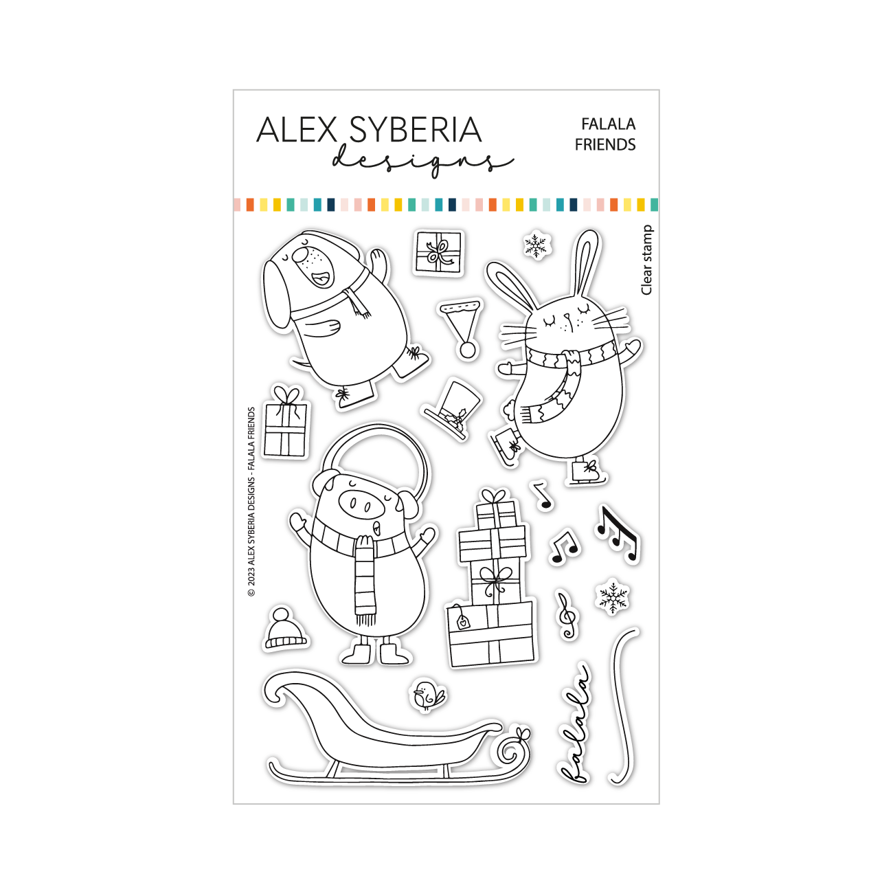 Alex Syberia Stamp Falala Friends - Scrapbook Super Station