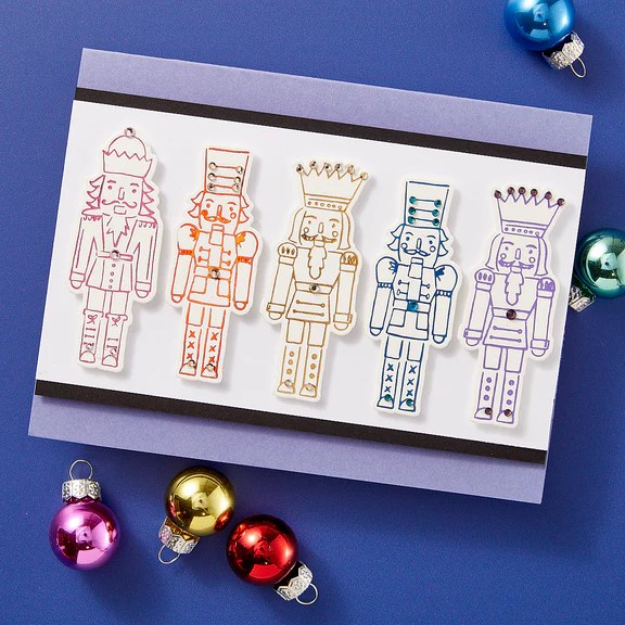 SPELLBINDERS PRESS PLATE NUTCRACKER TRIO - Scrapbook Super Station