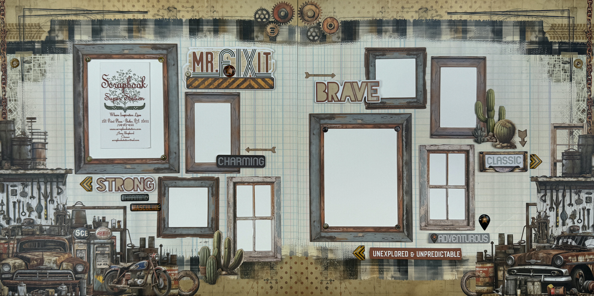 49 & Market Rust & Revs - Scrapbook Super Station