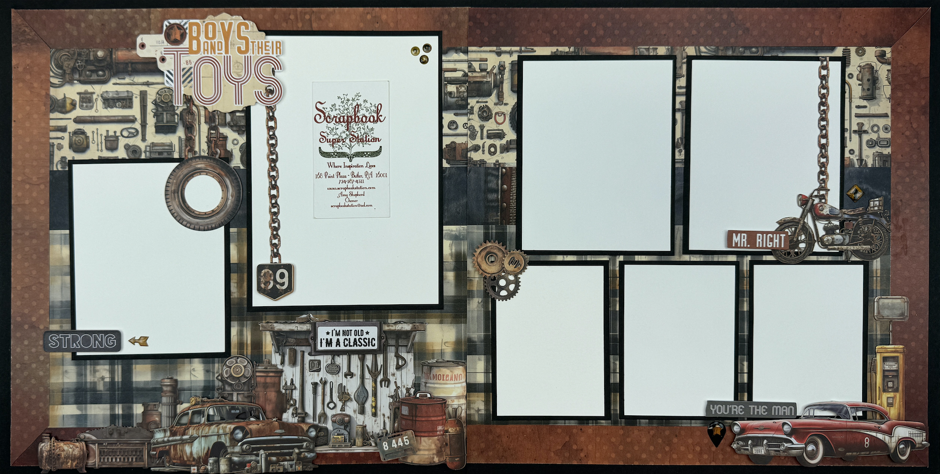 49 & Market Rust & Revs - Scrapbook Super Station