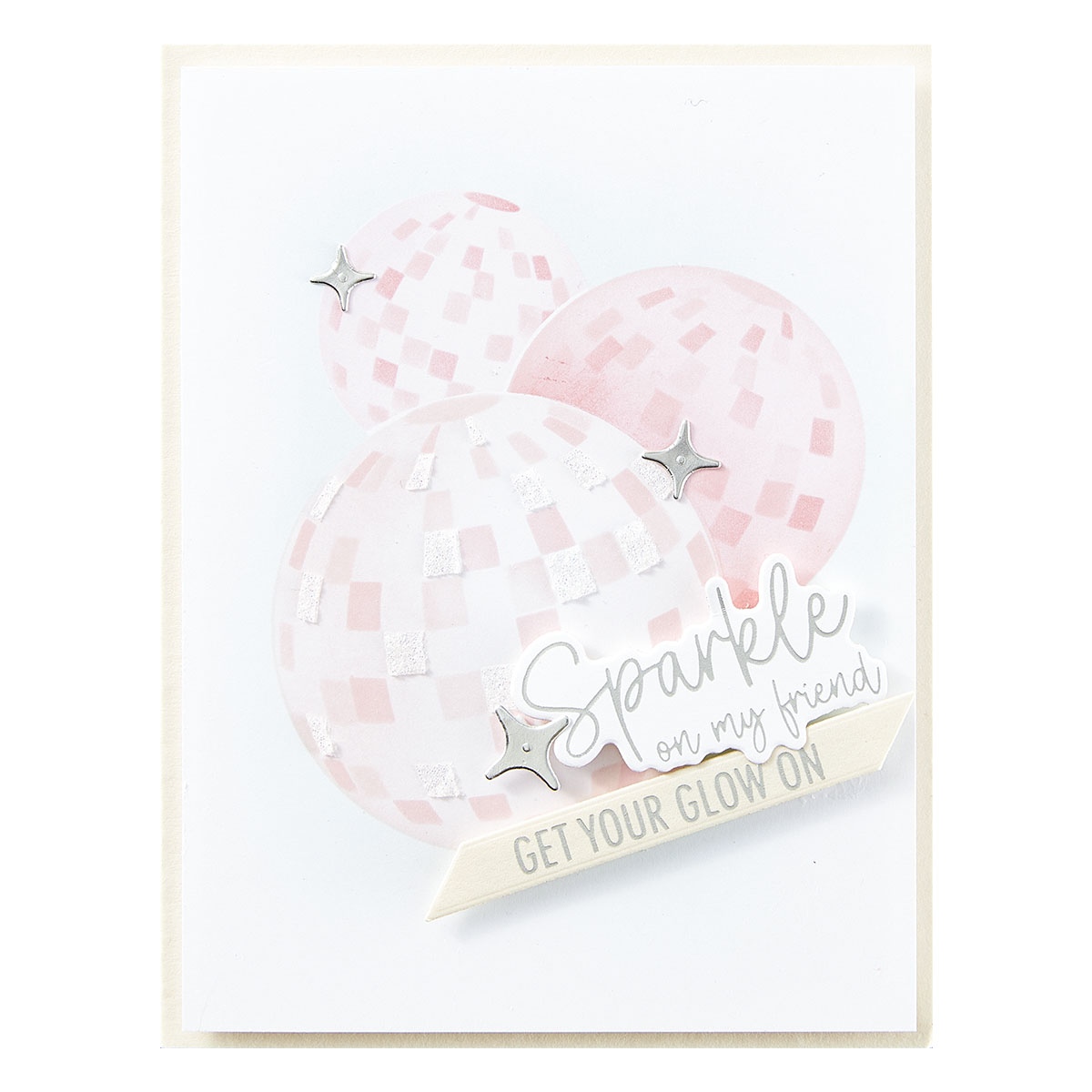 Spellbinders Layered Disco Impressions Stencils From the Shine Bright ...