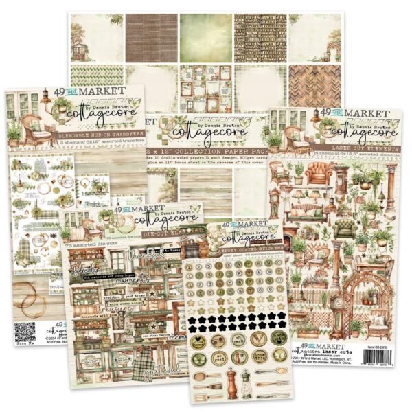 49 & MARKET BUNDLE COTTAGECORE COLLECTION - Scrapbook Super Station