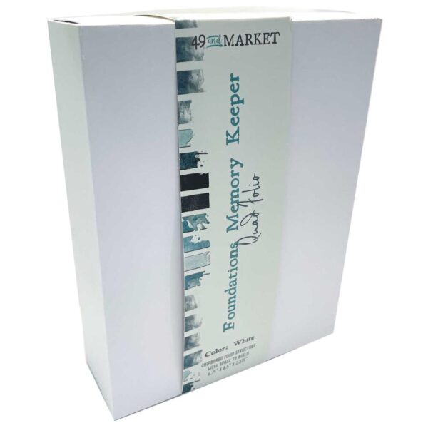 49 & MARKET MEMORY KEEPER QUAD FOLIO WHITE - Scrapbook Super Station