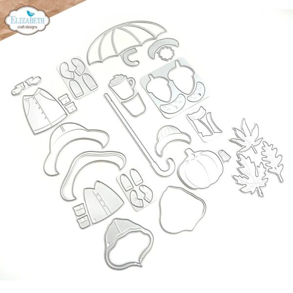ELIZABETH CRAFTS DIE FALL ACCESSORIES - Scrapbook Super Station