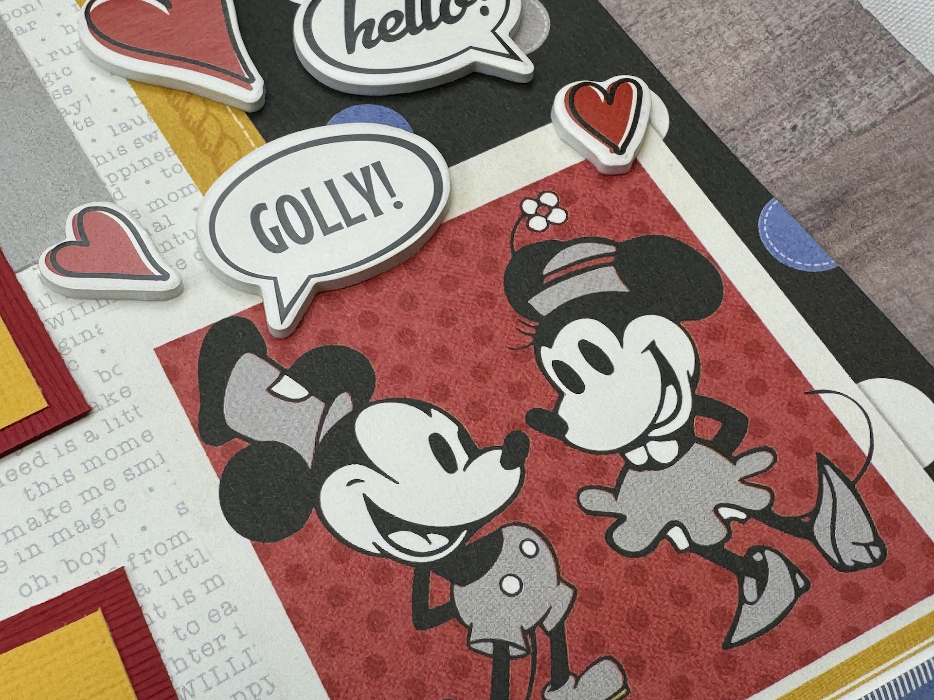 Simple Stories Say Cheese Classic Mouse - Scrapbook Super Station