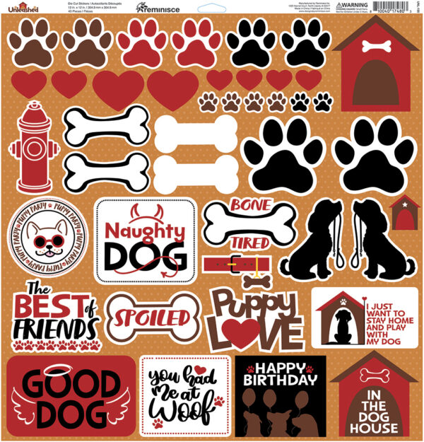 REMINISCE 12X12 UNLEASHED STICKERS - Scrapbook Super Station