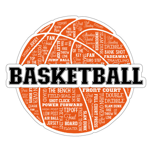 SCRAPBOOK CUSTOMS BASKETBALL COLLAGE 6X6 LASER - Scrapbook Super Station