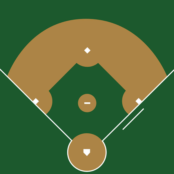 SCRAPBOOK CUSTOMS 12X12 BASEBALL DIAMOND - Scrapbook Super Station