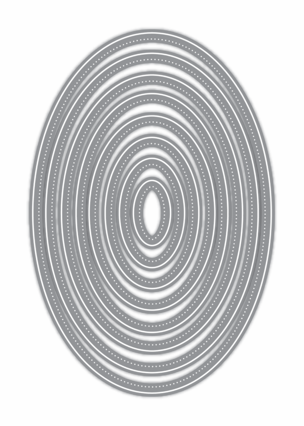 LDRS Die Pinpoint Ovals - Scrapbook Super Station