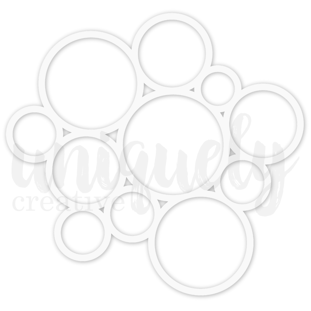 Uniquely Creative Colour Crush 12X12 Overlay Circles - Scrapbook Super ...