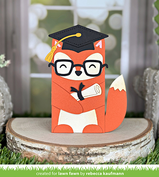 Lawn Fawn Die Woodland Critter Huggers Graduation Add-on - Scrapbook ...
