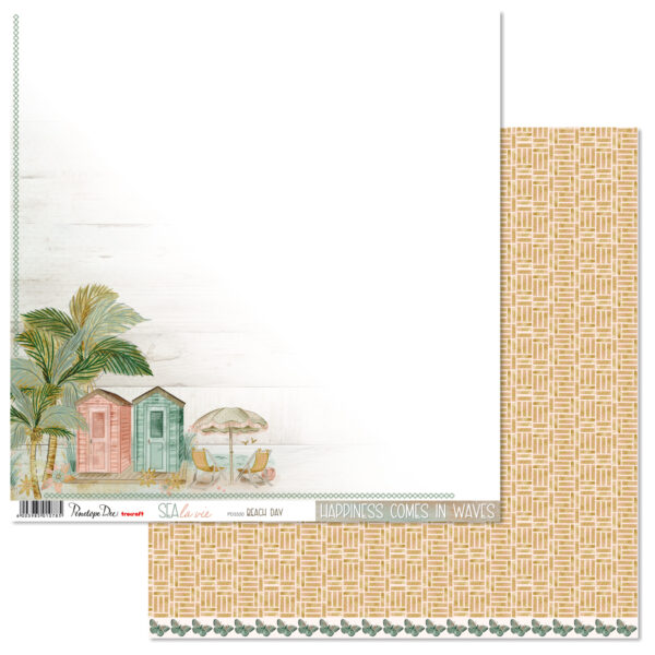 Penelope Dee Sea La Vie 12X12 Beach Day - Scrapbook Super Station