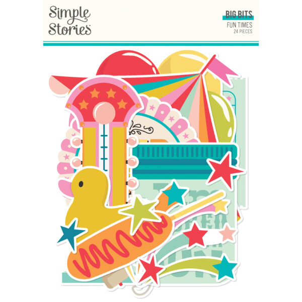 Simple Stories Fun Times Big Bits & Pieces - Scrapbook Super Station