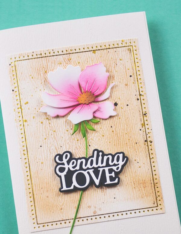 Memory Box Everyday Sentiment Die Sending Love - Scrapbook Super Station