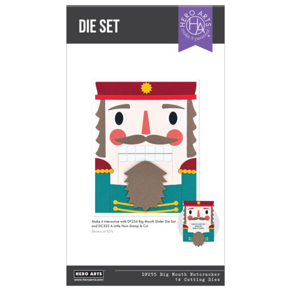Hero Arts Big Mouth Nutcracker Etched Dies From the Crackin’ Christmas Collection - Scrapbook ...