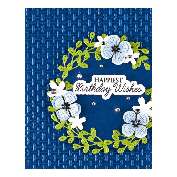 Spellbinders Linen 3D Embossing Folder From the Texture & Foliage ...