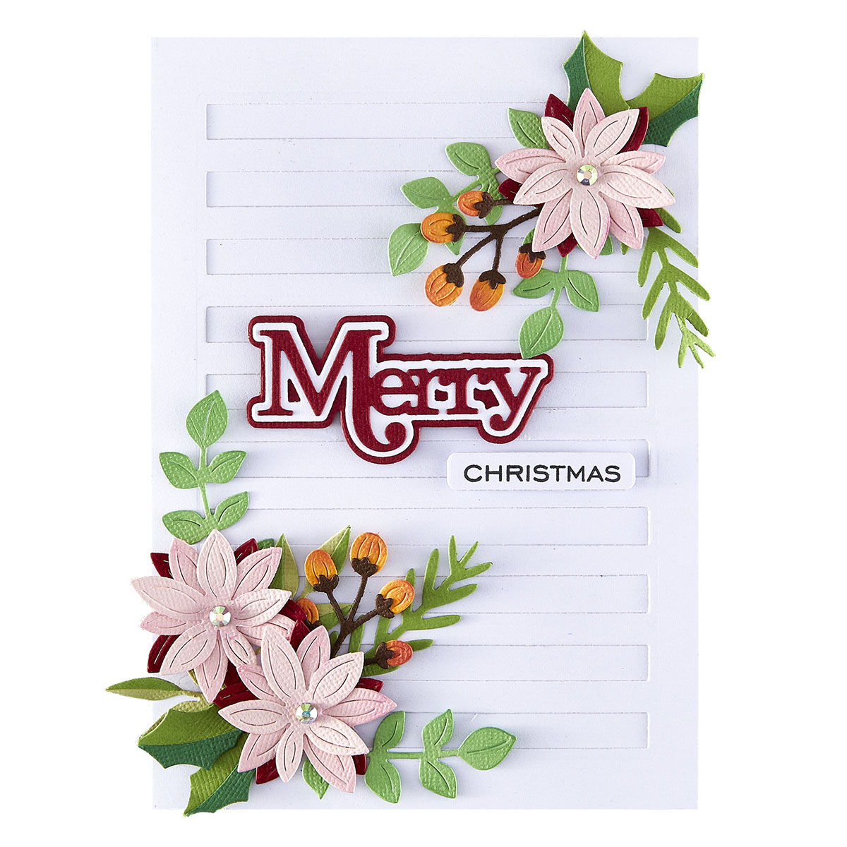 Spellbinders Christmas Foliage Etched Dies From the All About Christmas ...