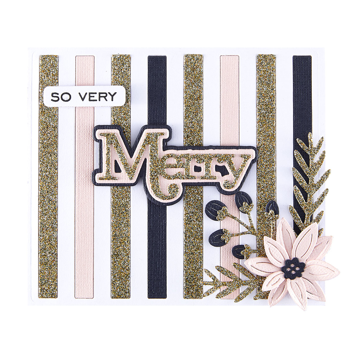 Spellbinders Merry Sentiments Clear Stamp & Die Set From the All About ...