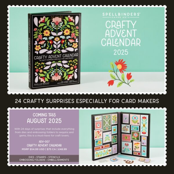 SPELLBINDERS CRAFTY ADVENT CALENDAR 2025 - Scrapbook Super Station