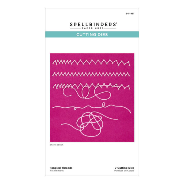 Spellbinders Tangled Threads Etched Dies From the Beautifully Imperfect Collection - Scrapbook ...