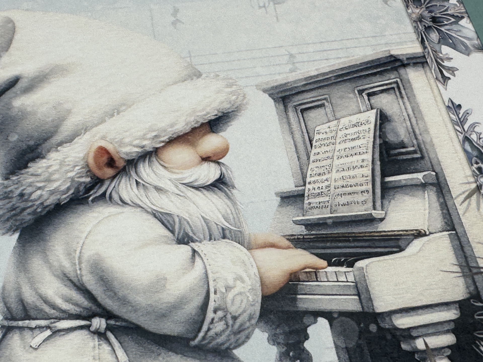 Paper Roses White Christmas - Scrapbook Super Station