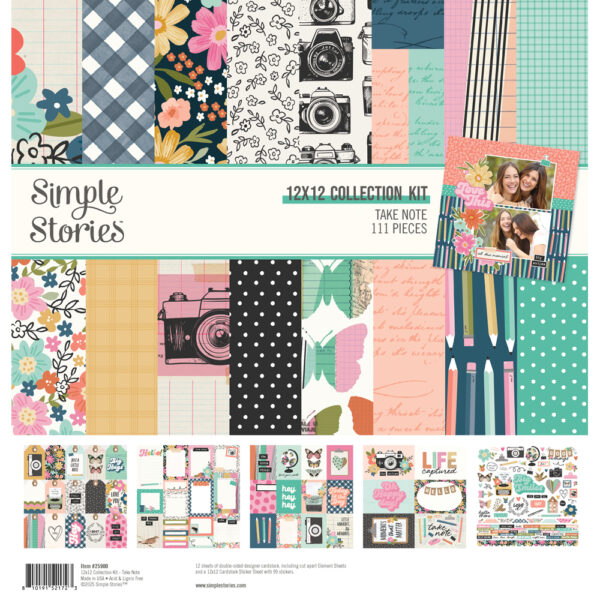 Simple Stories Take Note Collection Kit - Scrapbook Super Station
