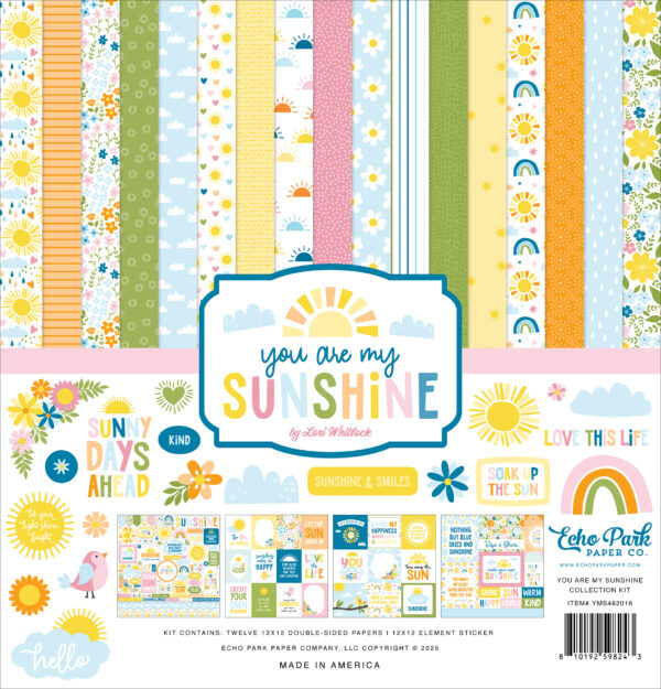 Echo Park You Are My Sunshineshine Collection Kit - Scrapbook Super Station