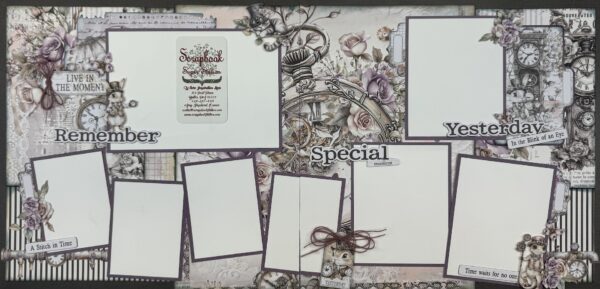 49 & Market Echoes of Time Quad Layout Kit - Scrapbook Super Station